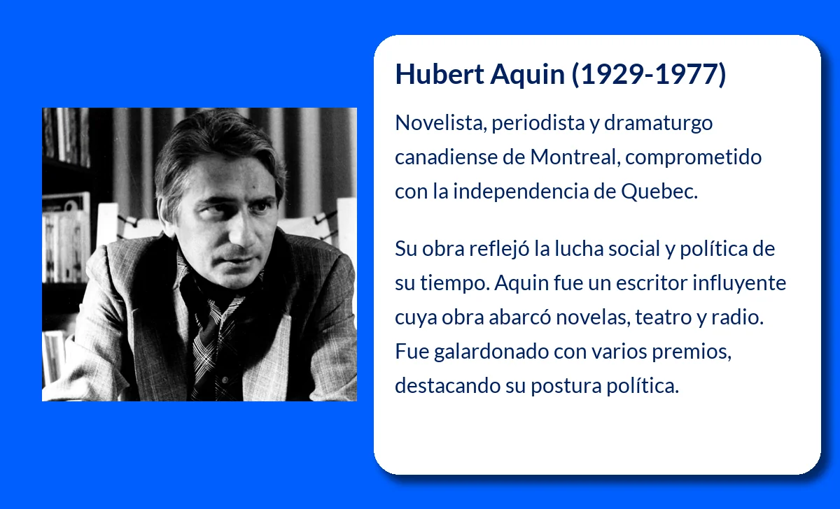 Hubert Aquin (1929-1977): Un ícono literario y político de Quebec - MCN ...