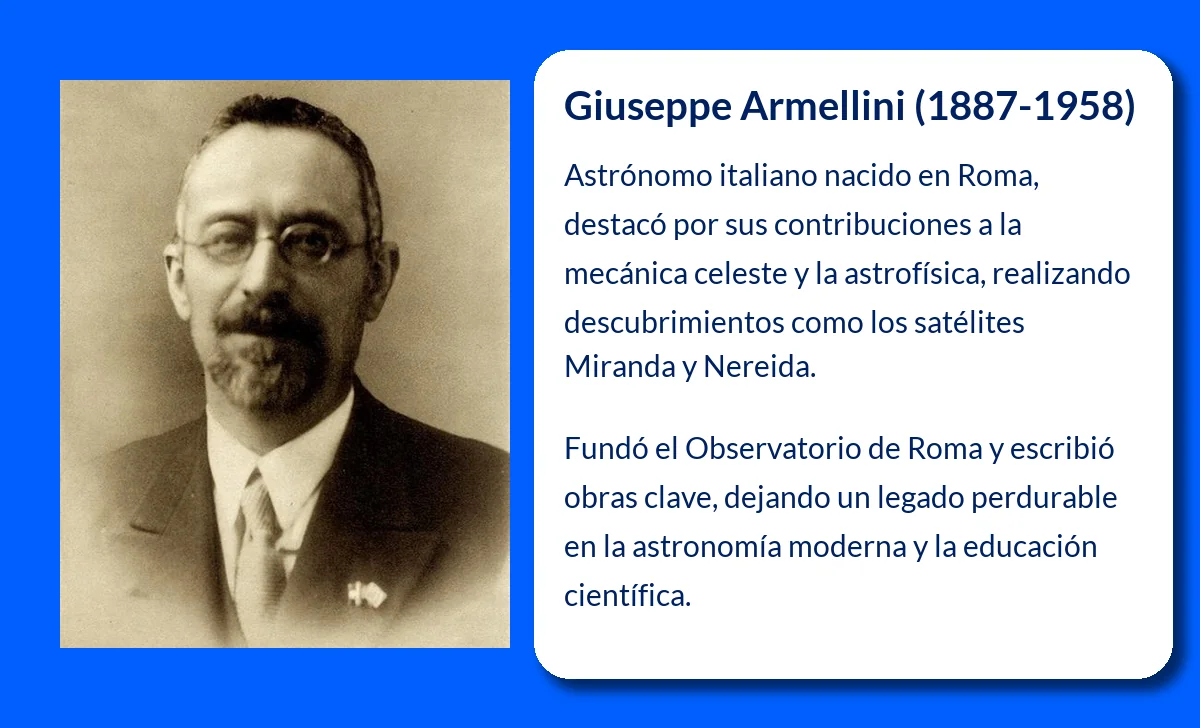 Giuseppe Armellini (1887-1958): El astrónomo italiano que dejó un ...