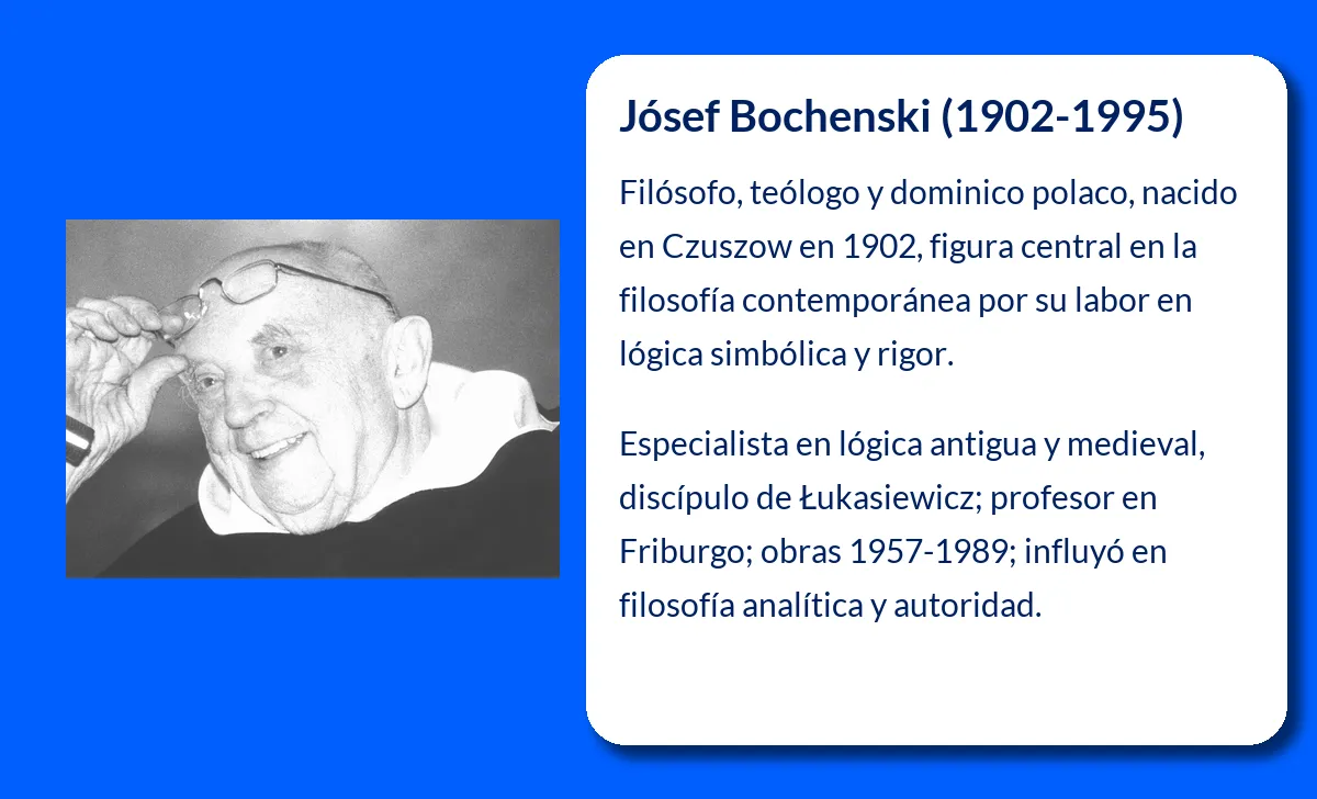 Bochenski, Jósef (1902-1995). El filósofo dominico que transformó el ...