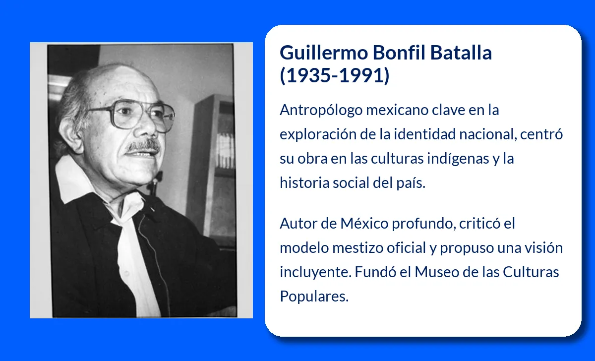 Bonfil Batalla, Guillermo (1935-1991). El influyente antropólogo ...
