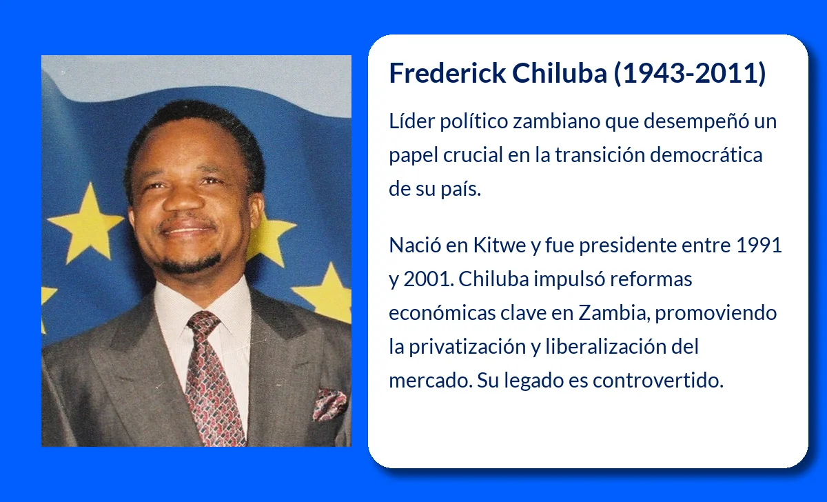 Frederick Chiluba (1943-2011): El líder zambiano que transformó su país ...