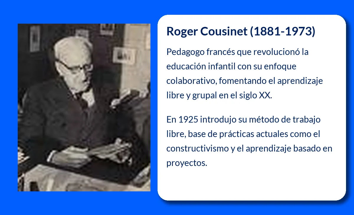 Roger Cousinet (1881-1973). El pedagogo que revolucionó la educación a ...