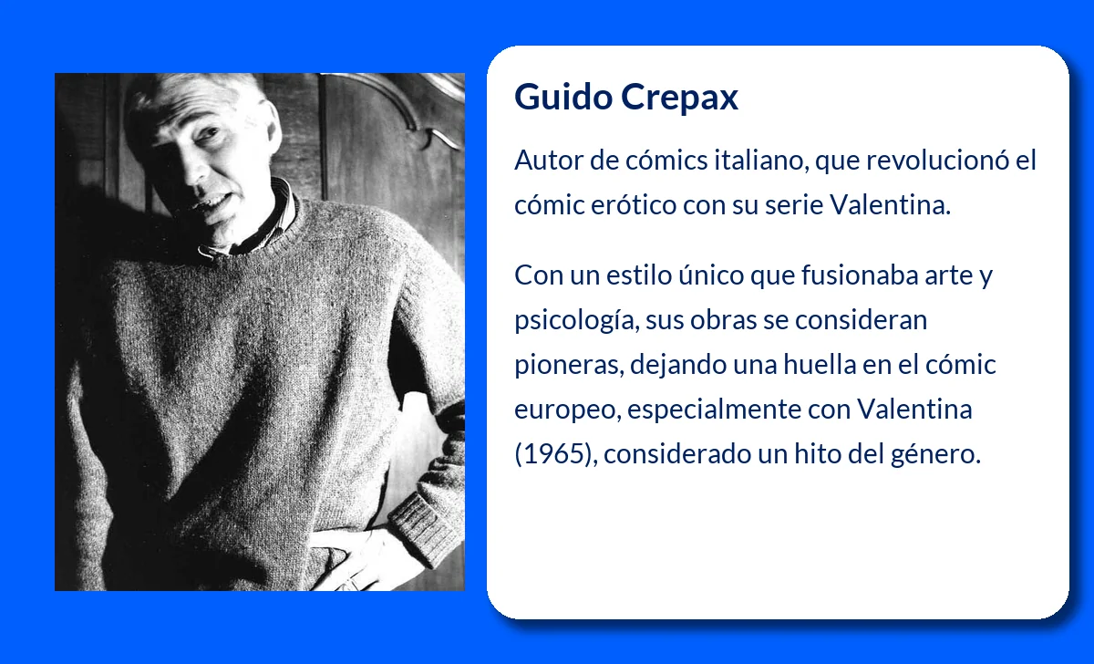Crepax, Guido (1933-VVVV): El maestro del cómic erótico italiano y ...