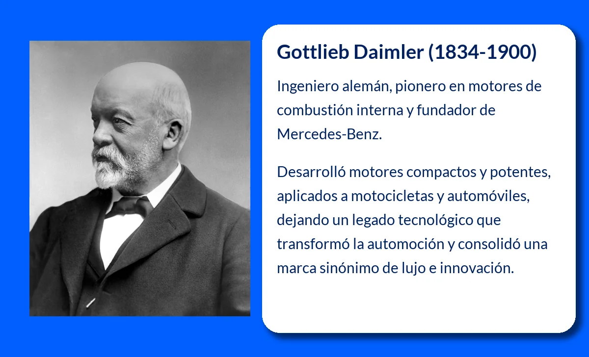 Gottlieb Daimler (1834-1900): El visionario detrás de la revolución automotriz - MCN Biografías