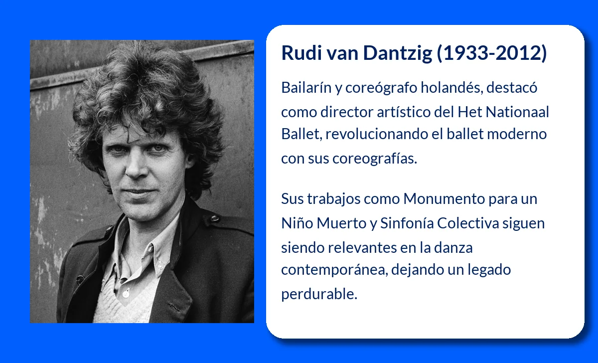 Rudi van Dantzig (1933-2012): El legado del bailarín y coreógrafo ...