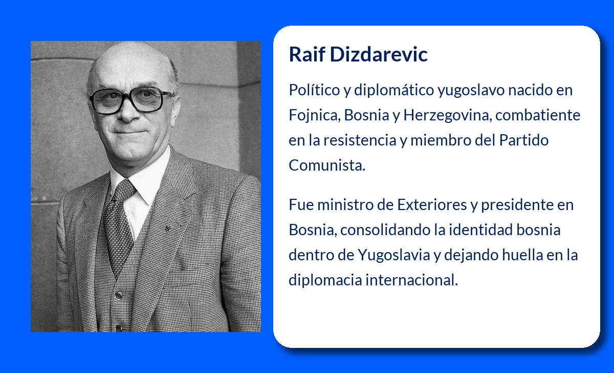 Raif Dizdarevic (1926-VVVV). El influyente político yugoslavo que marcó ...