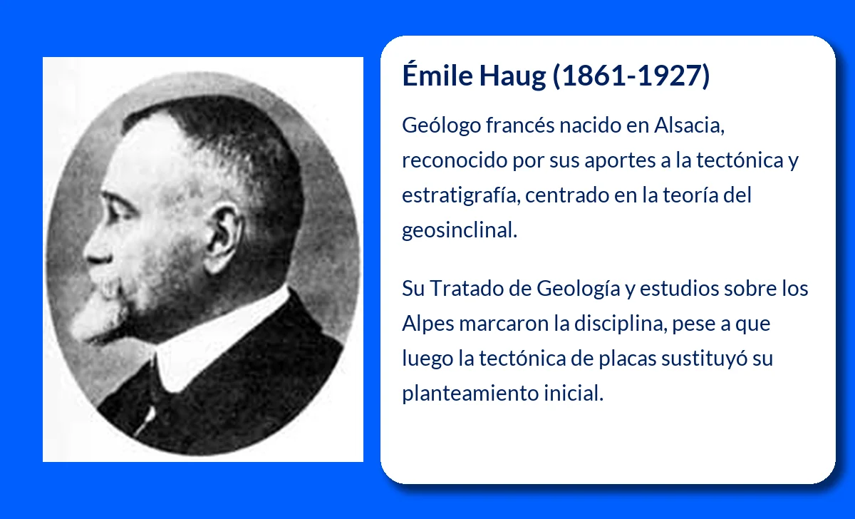 Émile Haug (1861-1927). El geólogo que revolucionó la teoría del ...