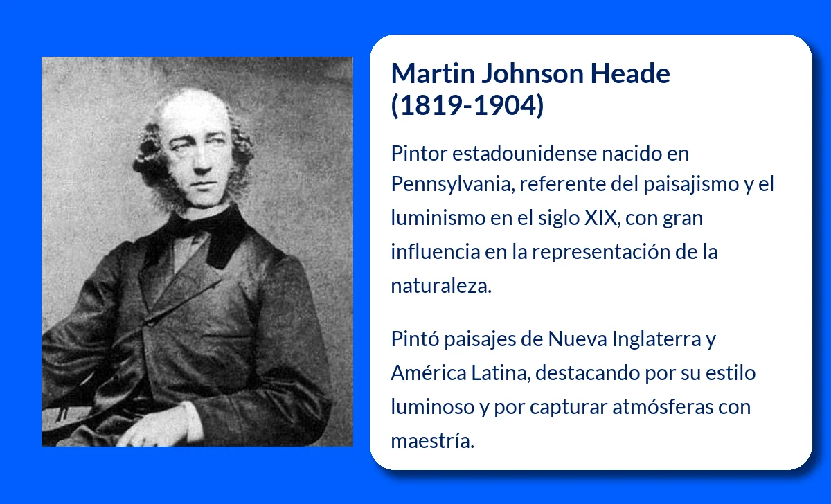 Martin Johnson Heade (1819-1904). El pintor estadounidense que ...