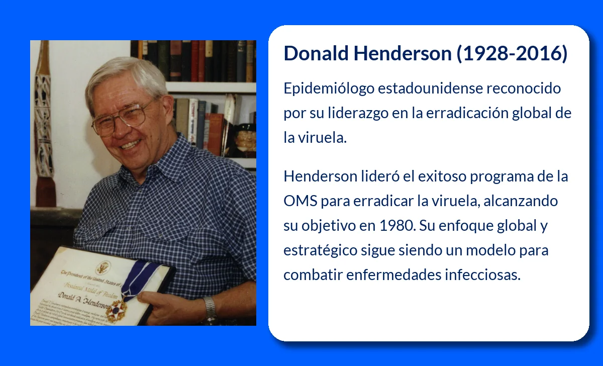 Donald Henderson (1928-2016): El Epidemiólogo que Erradicó la Viruela ...