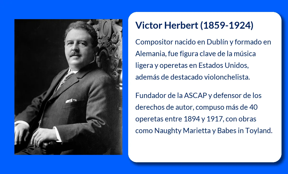 Victor Herbert (1859-1924). El maestro de las operetas y pionero del ...