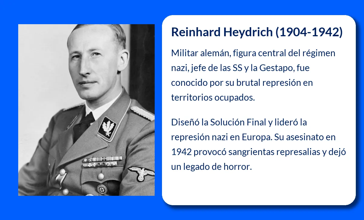 Reinhard Heydrich (1904-1942): El temido "Carnicero de Praga" y su ...