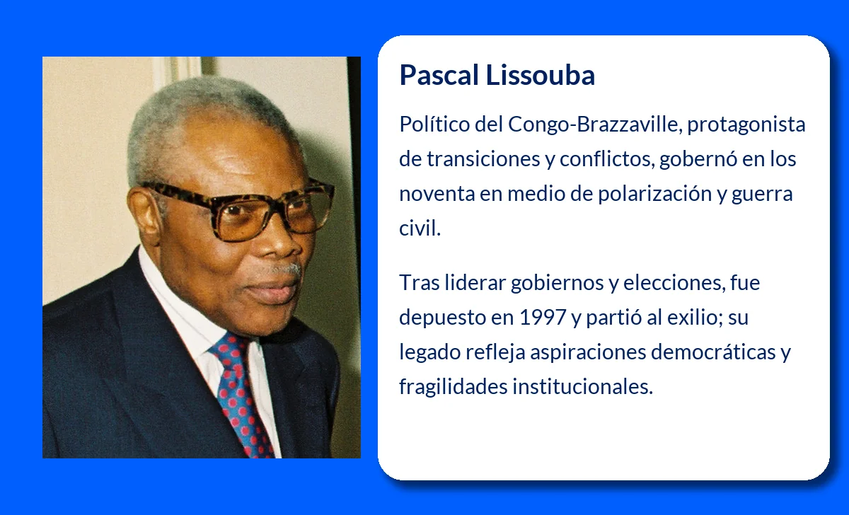 Lissouba, Pascal (1931-VVVV): Un líder político marcado por la historia ...