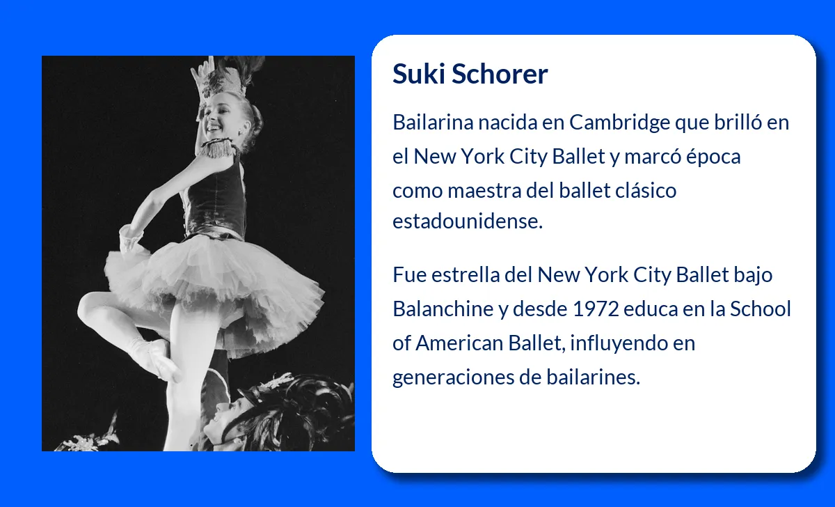 Suki Schorer (1939-VVVV). La maestra del ballet que revolucionó la ...