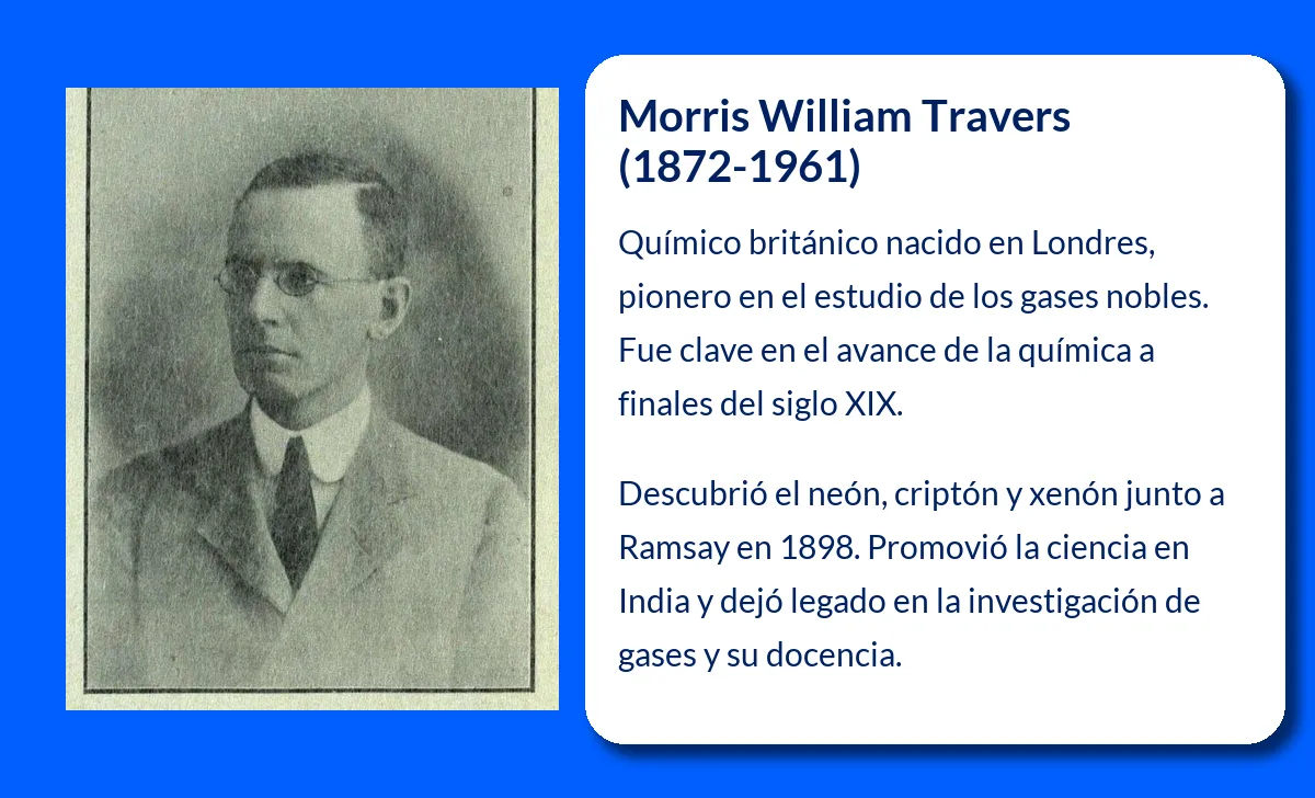 Morris William Travers (1872-1961): Pionero en el descubrimiento de los ...