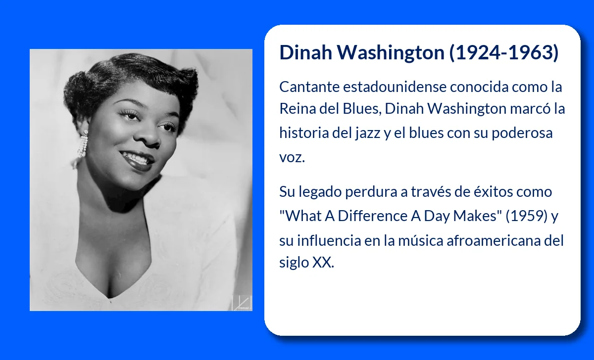 Dinah Washington (1924-1963): La Reina del Blues y su Legado Inmortal ...