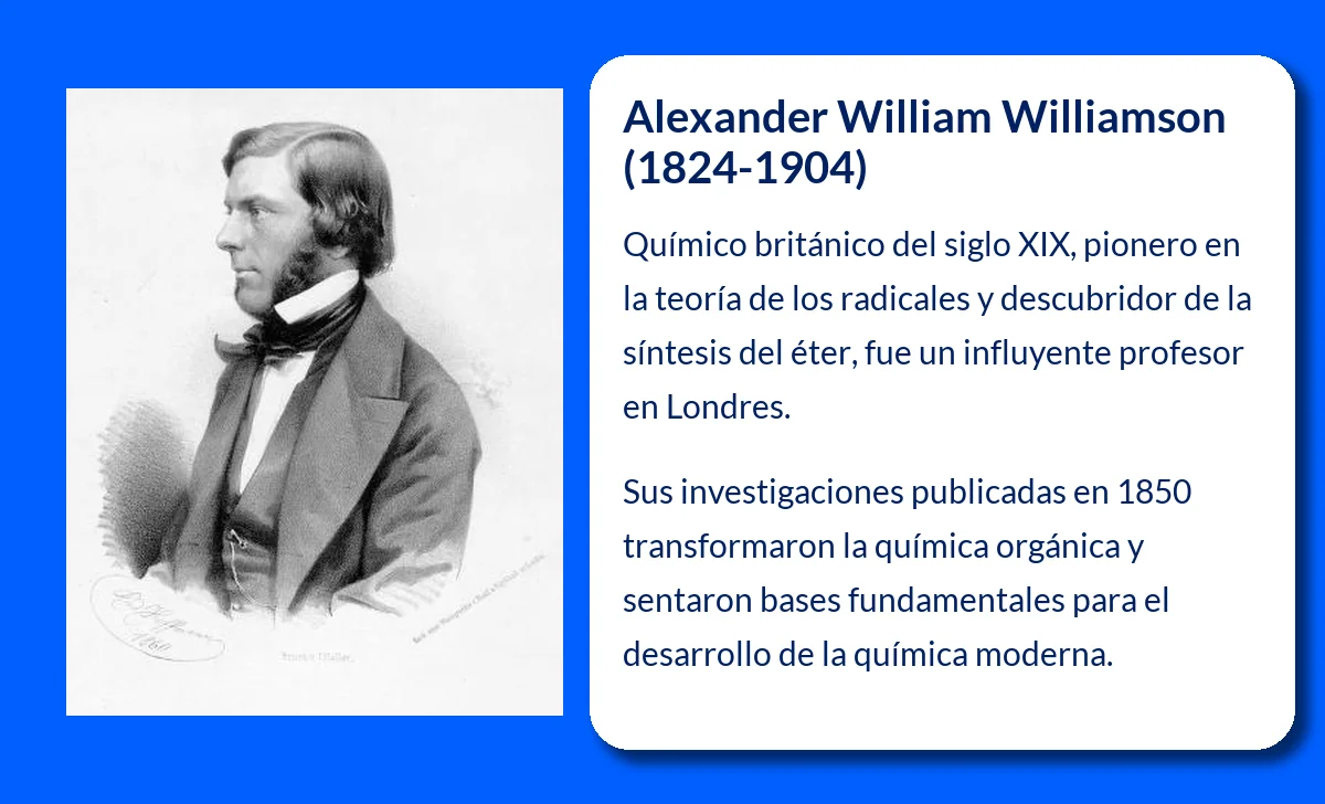Alexander William Williamson (1824-1904): El precursor de las ...