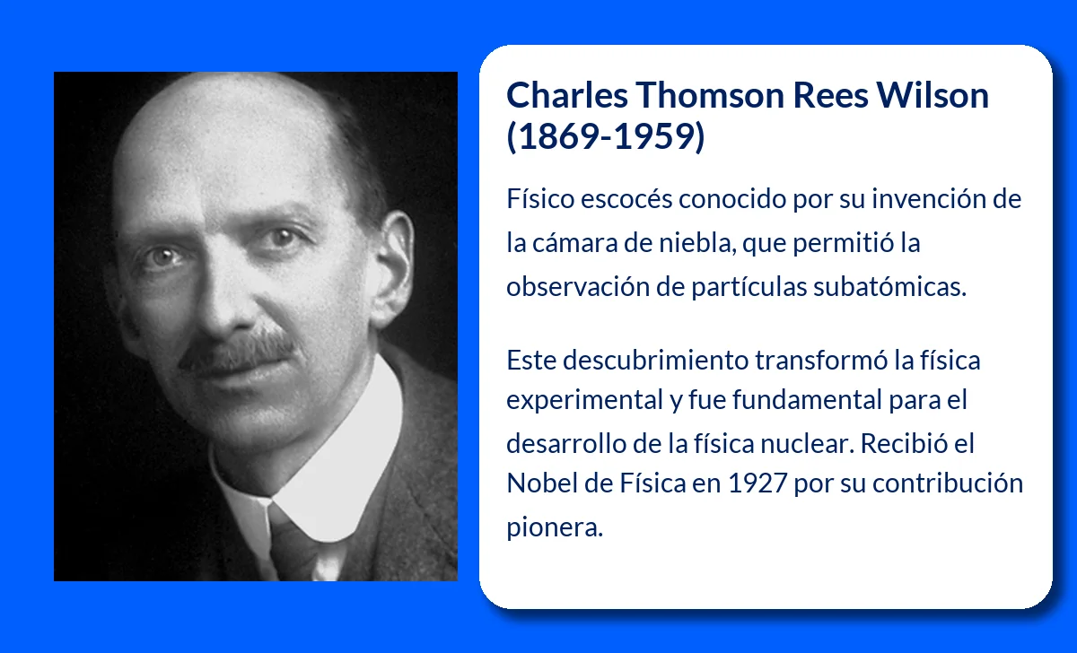Wilson, Charles Thomson Rees (1869-1959). El físico escocés que ...
