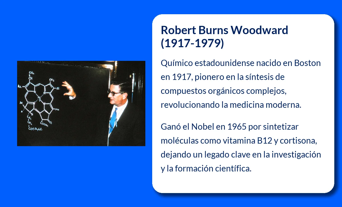 Robert Burns Woodward (1917-1979): El padre de la síntesis orgánica ...